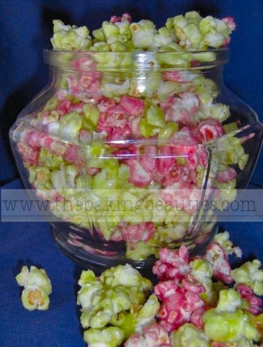 Easy Candied Jello Popcorn - Faithfully Gluten Free