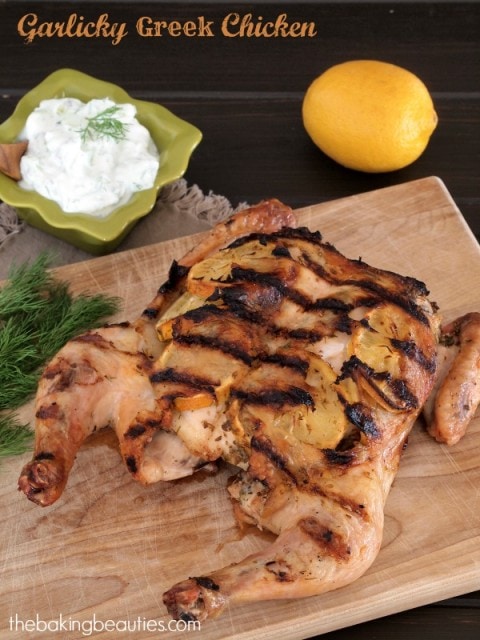 Garlicky Greek Chicken - Faithfully Gluten Free
