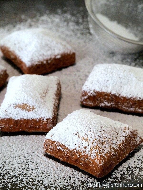 Gluten Free Pumpkin Spice Beignets - Faithfully Gluten Free