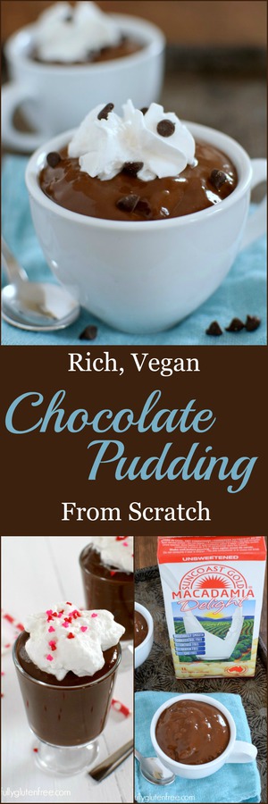 Rich, Vegan Chocolate Pudding from Scratch - Faithfully Gluten Free