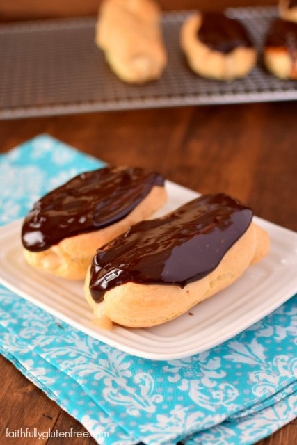 Gluten Free Eclairs - Faithfully Gluten Free