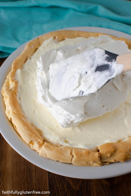 Gluten Free Cream Puff Pie - Faithfully Gluten Free